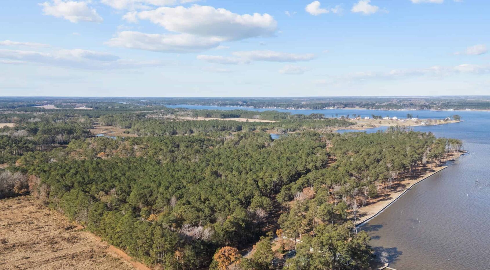 Prime 112-Acre Pungo River Waterfront Land for Sale - UC Hunting Properties